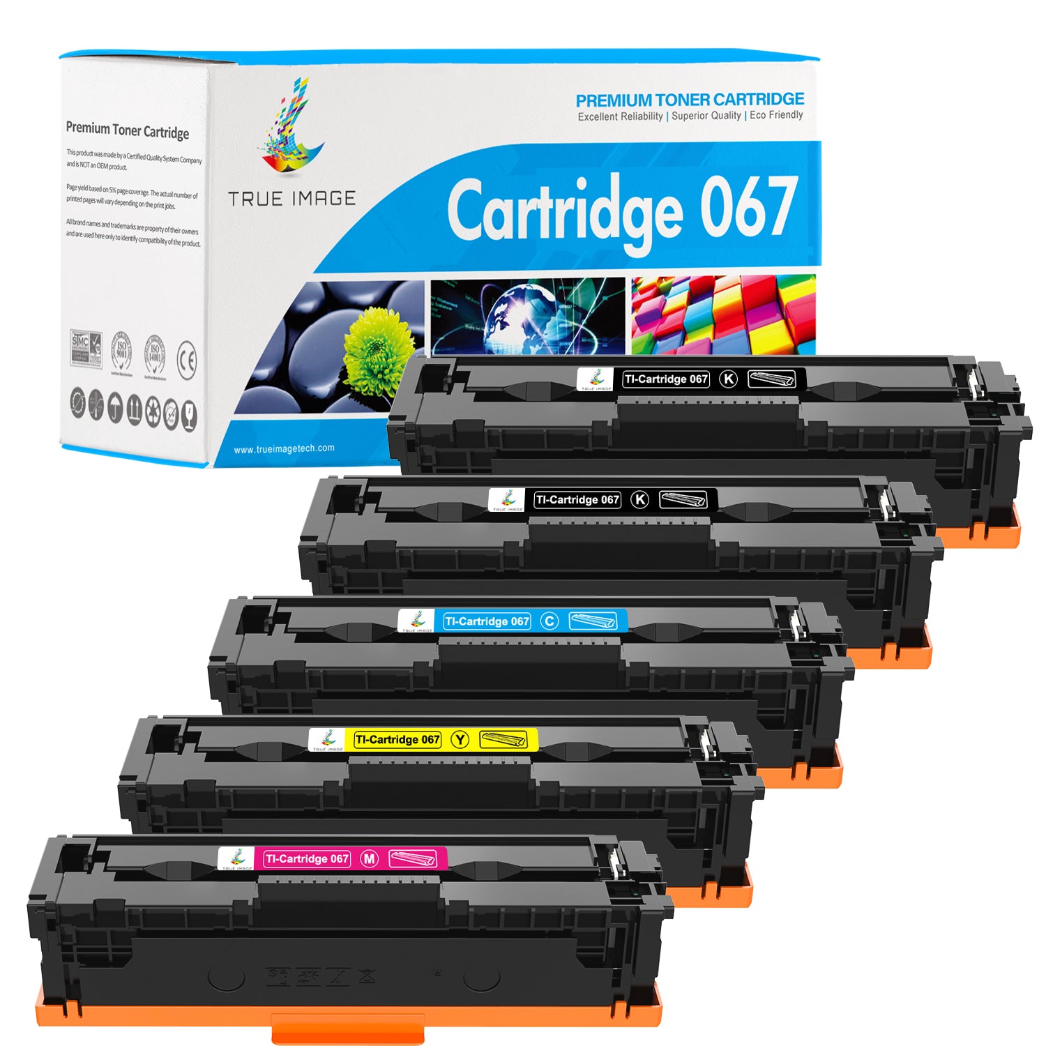 Compatible Canon 067 Toners Combo Pack