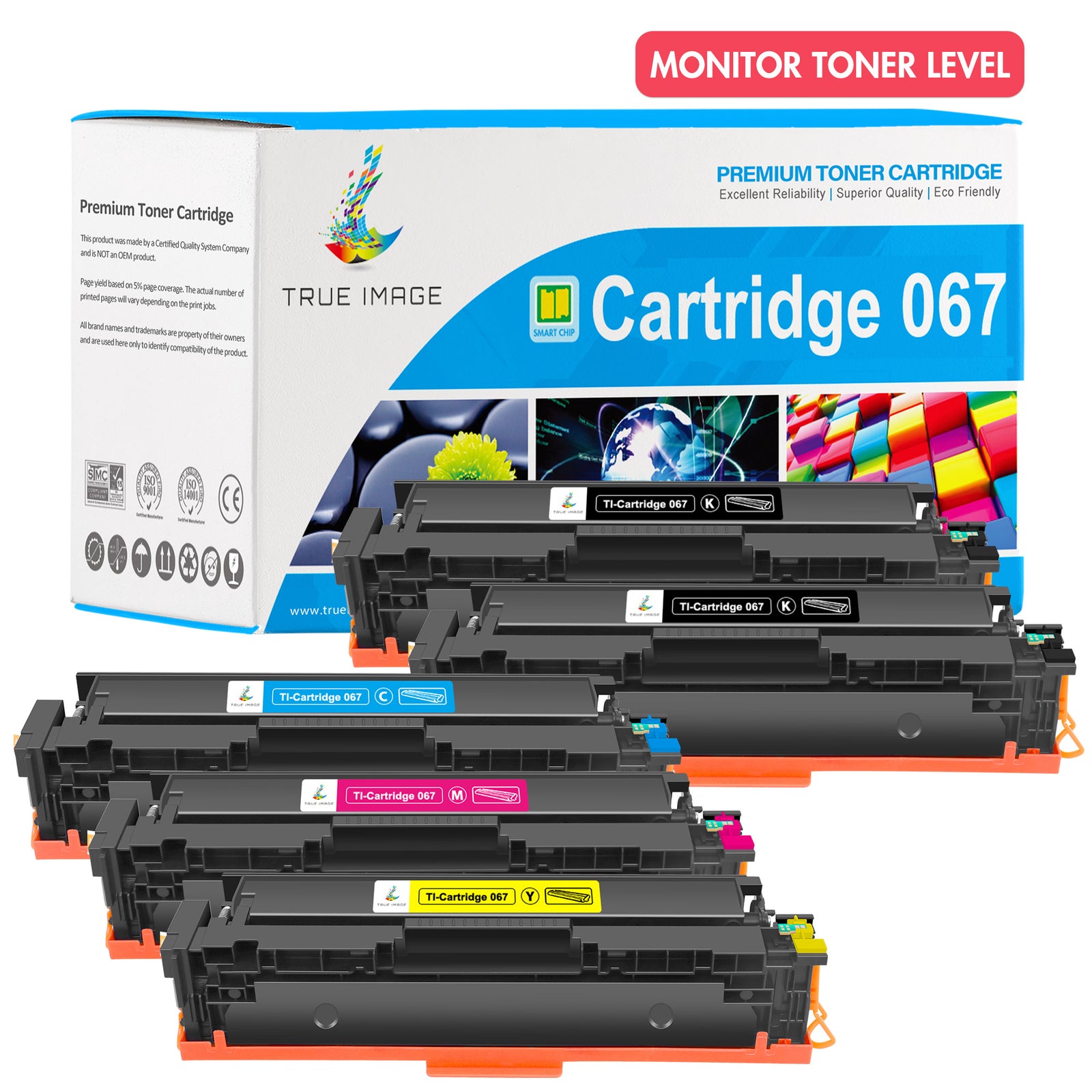 Compatible Canon 067 Toners Combo Pack
