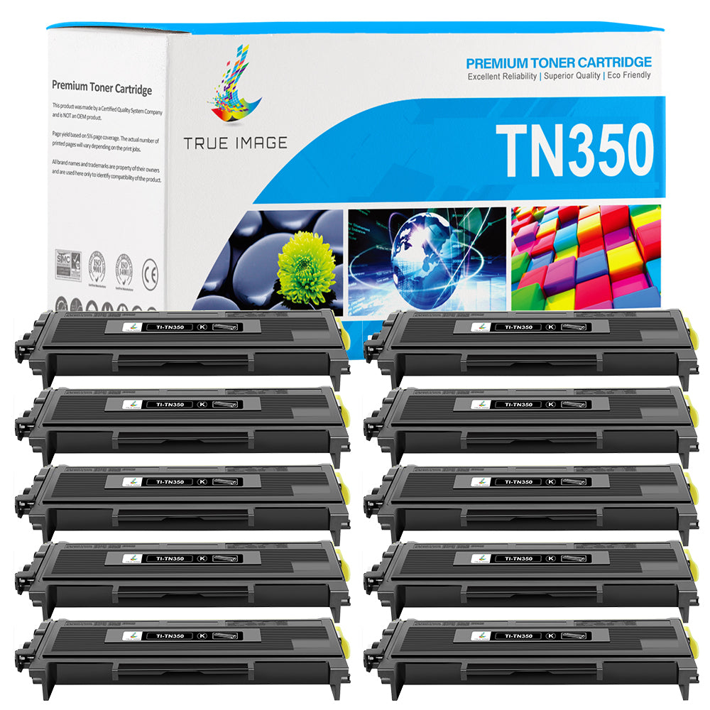 Compatible Brother TN-350 Toner - 10 Pac