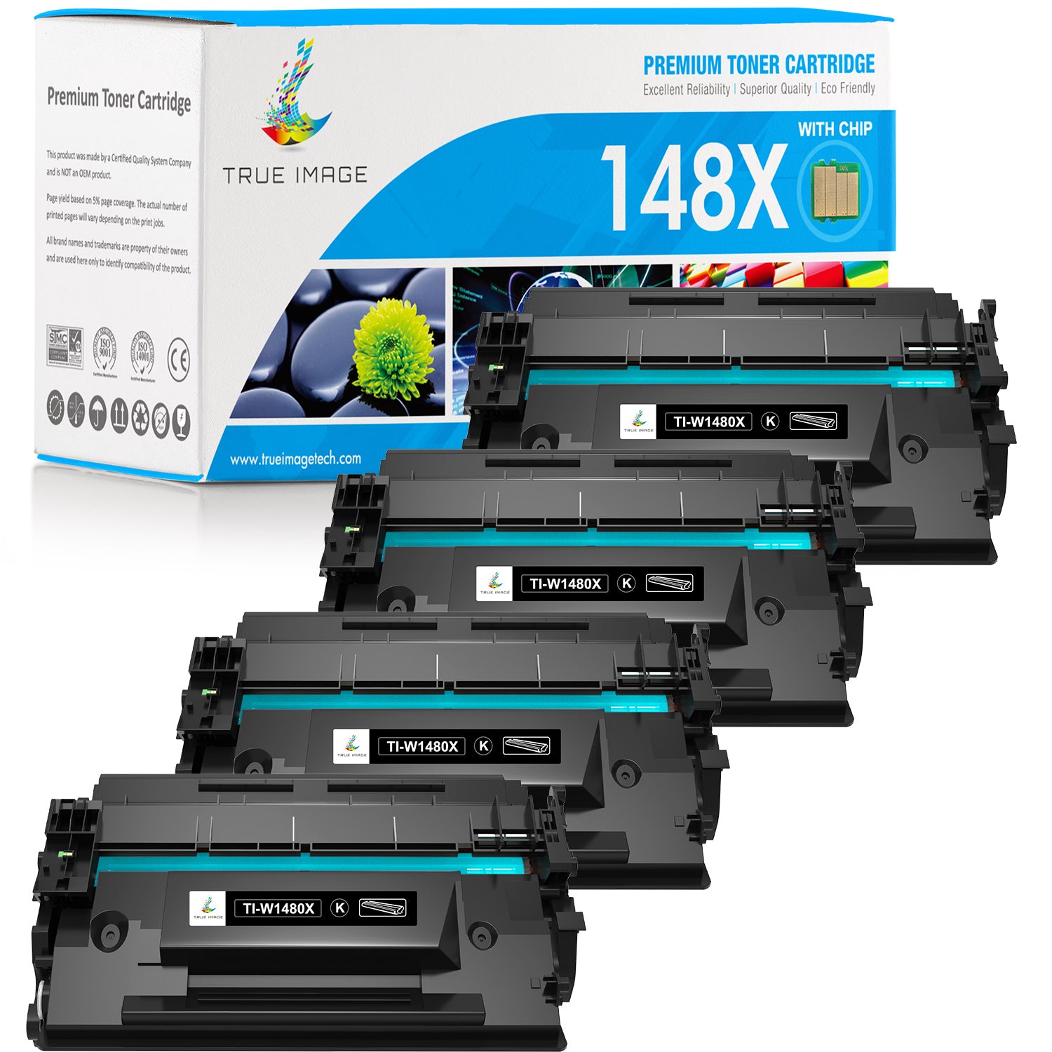 HP Toner 148X Replacements (With Chip) 4
