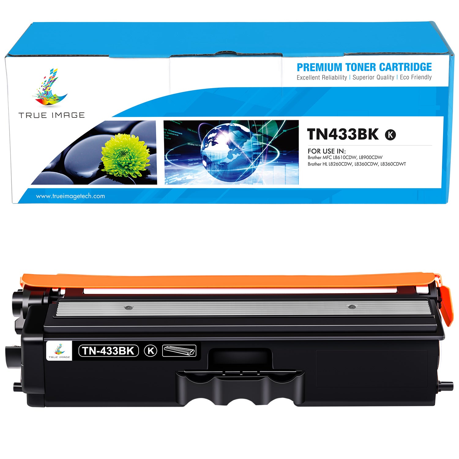 Brother Compatible TN433BK Black Toner C